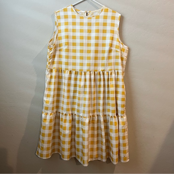 unbranded | Dresses | Yellow Gingham Check Fall Pumpkin Patch Photo ...